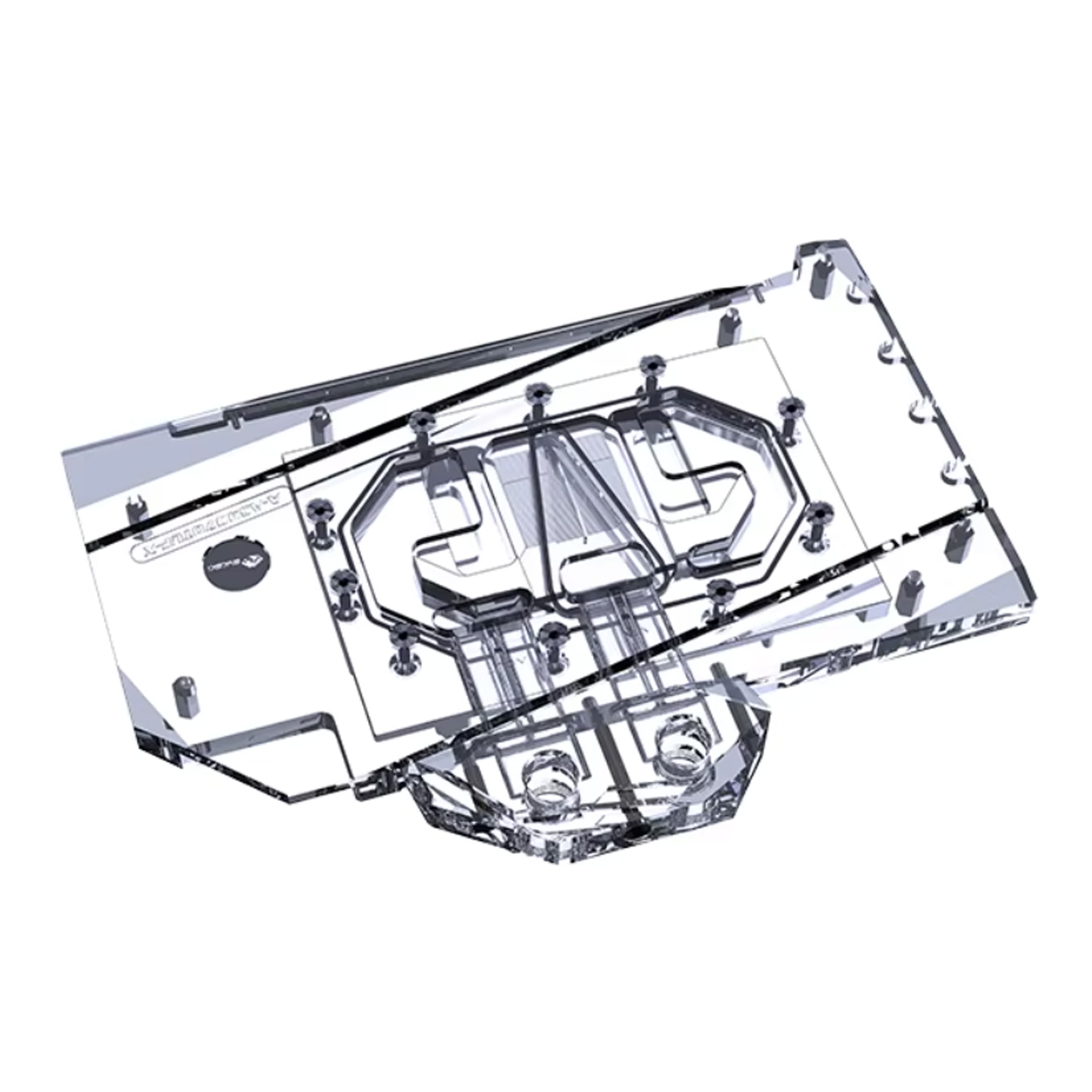 GPU Block Asus RX 9070 e 9070 XT Bykski ARGB para Water Cooler - Power ...