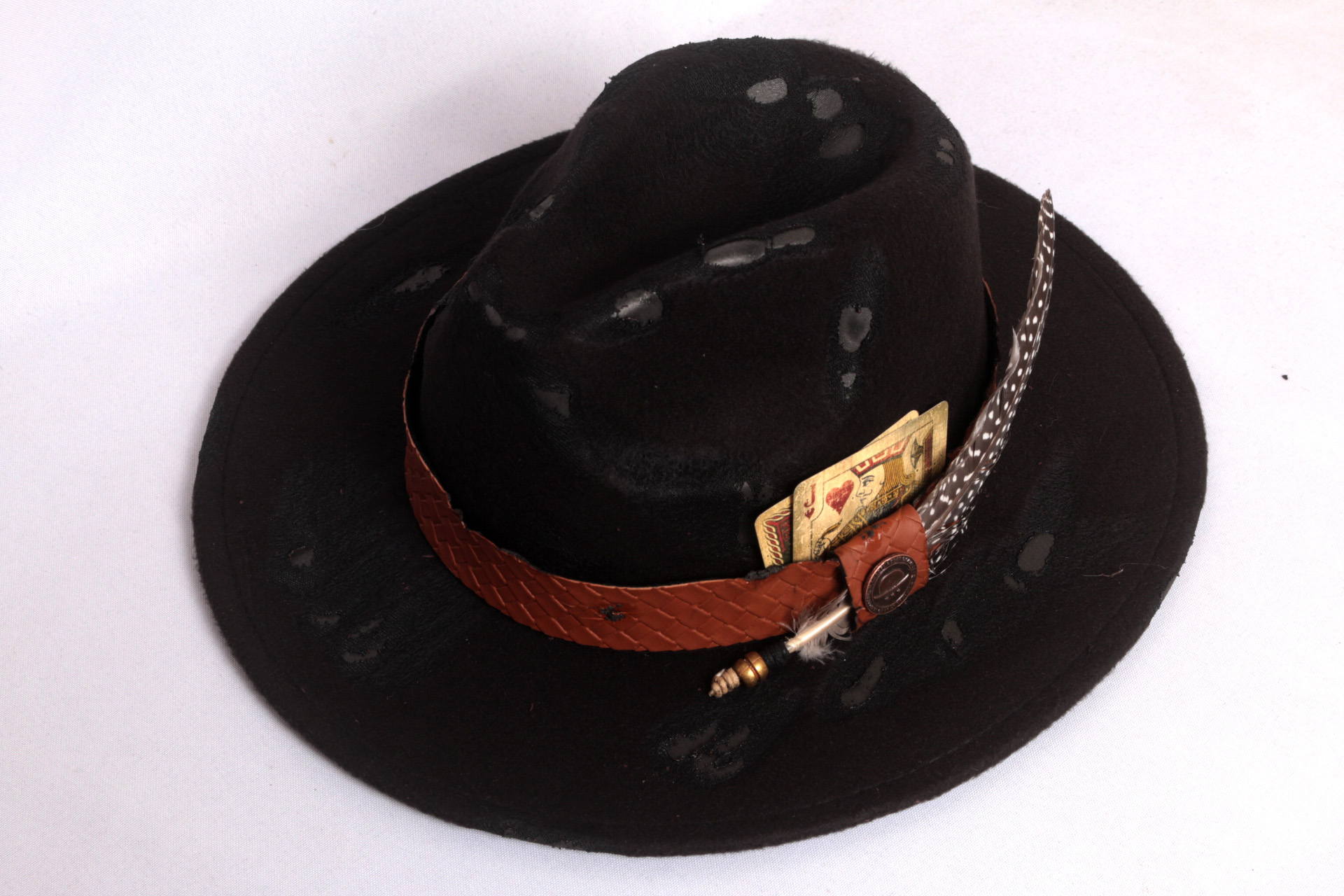 Chapéu Fedora Preto Aba Média 7cm High Custom XII - Chapéu & Estilo | Chapéus Personalizados