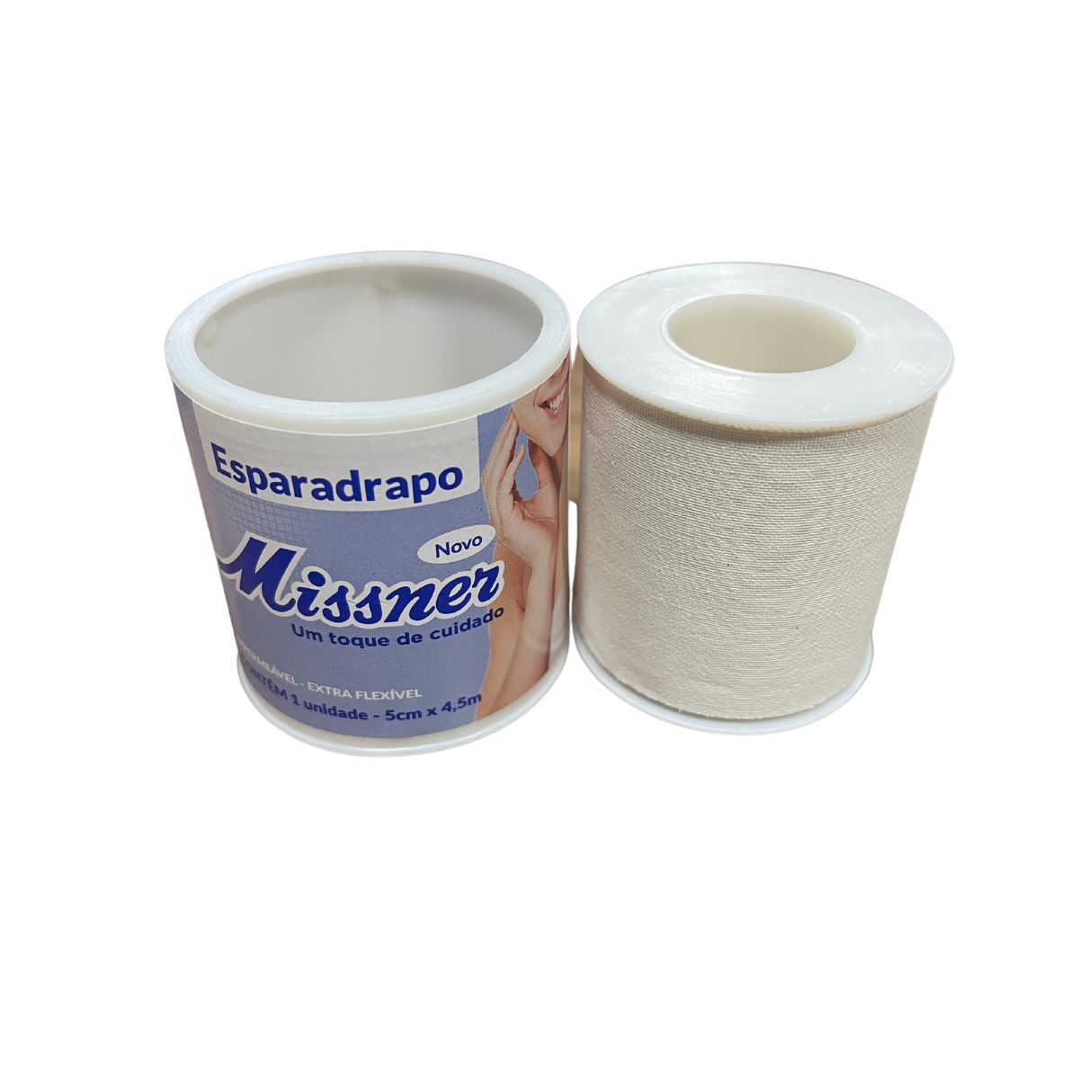Esparadrapo 5Cm X 4,5M C/ Capa - Missner - Loja.EniFar