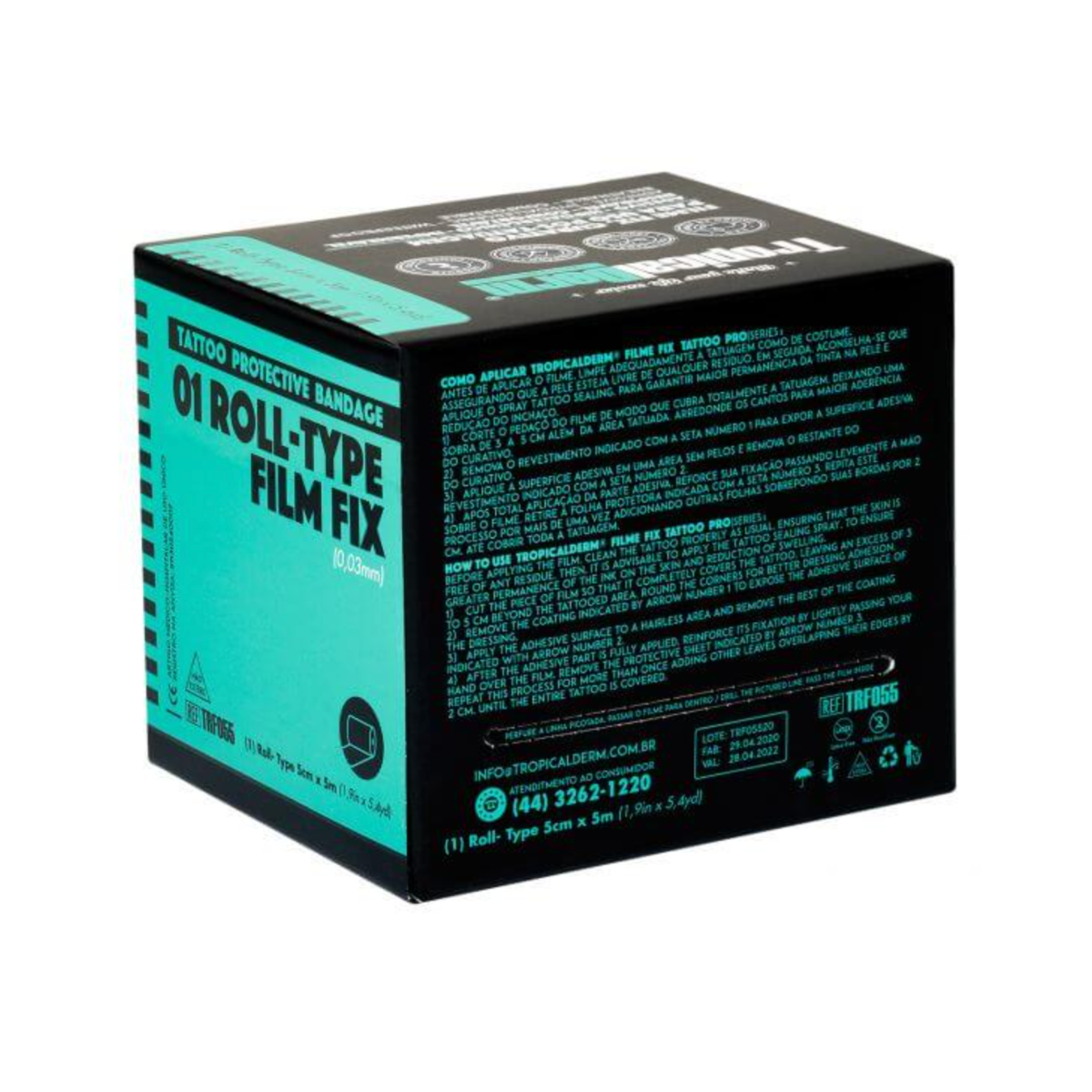 Curativo Filme Fix 5x5 - TropicalDerm - Loja.EniFar