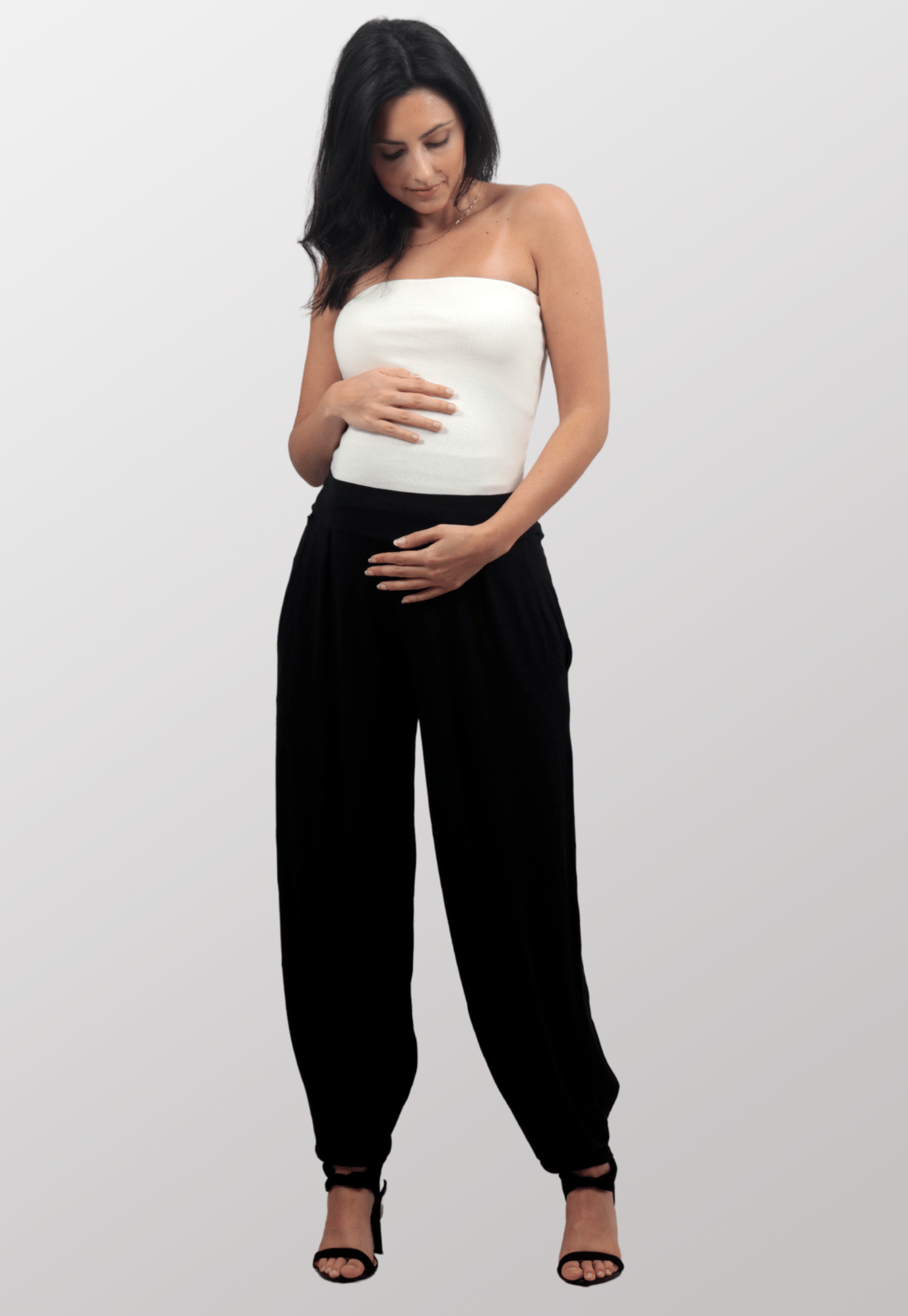 Calça Gestante Jasmin Preto - Whyalla | Moda Gestante e Moda Feminina