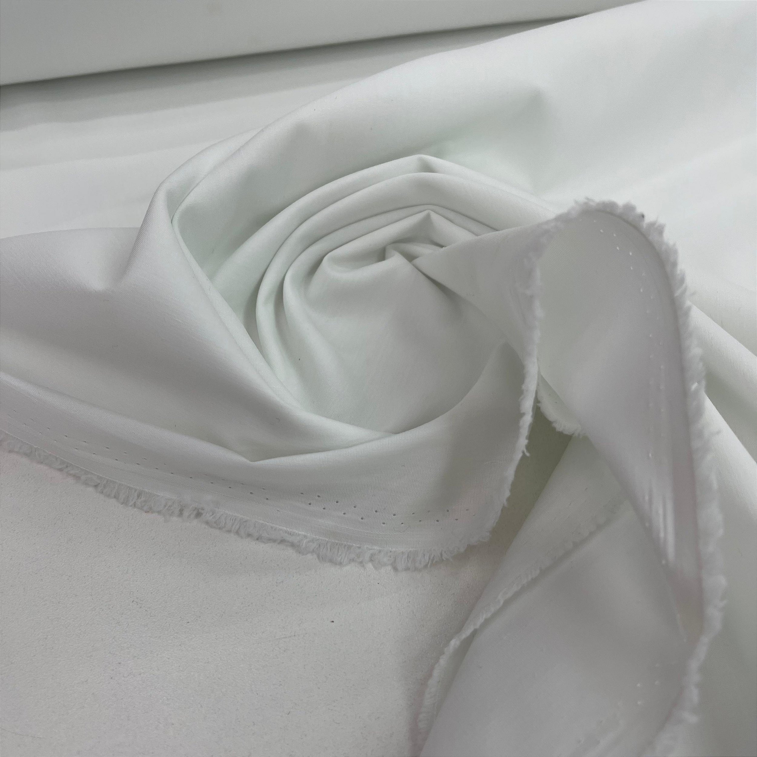 Tricoline Mista Com Elastano Branca - A Catarinense Tecidos | Entrega ...