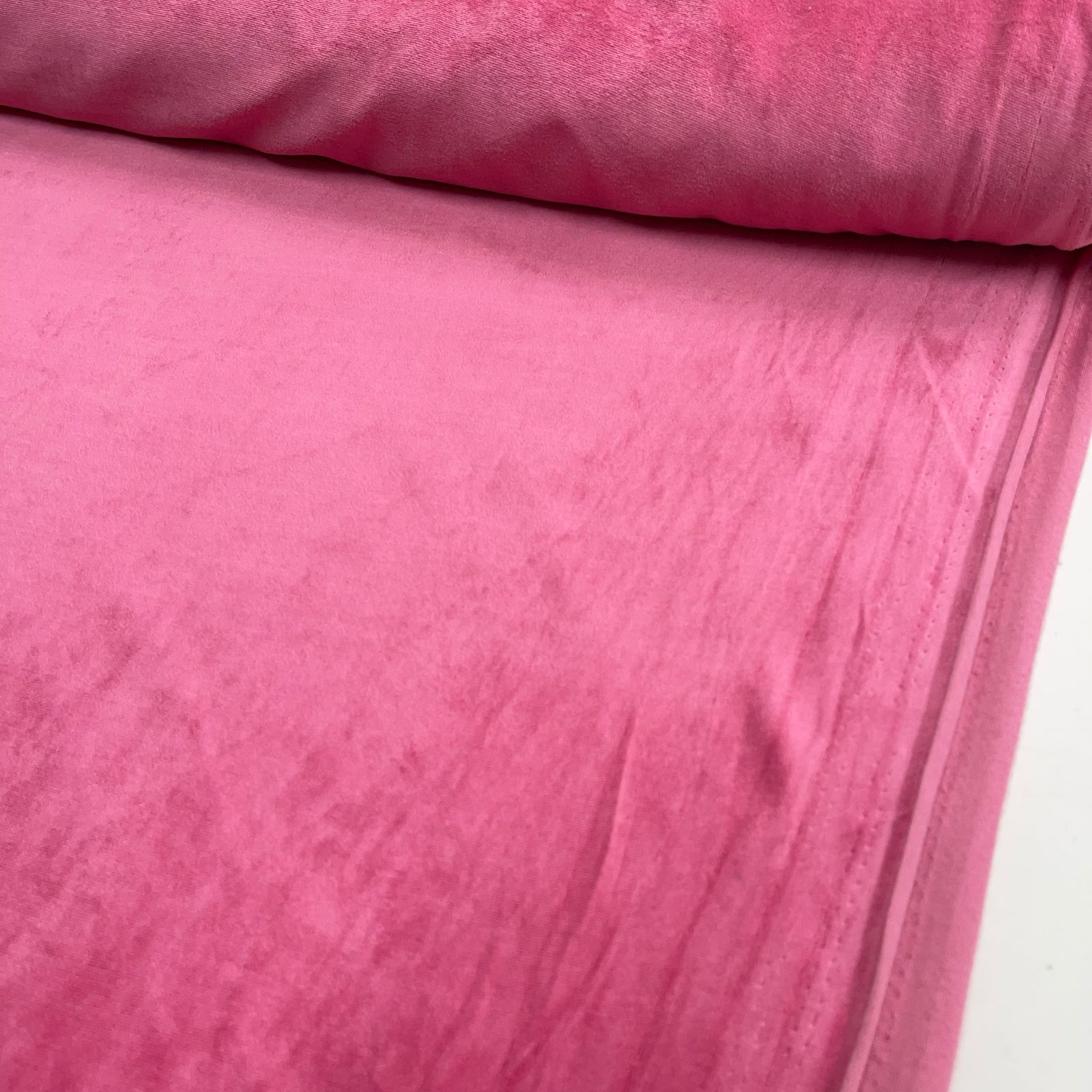 Malha Plush Rosa Chiclete - A Catarinense Tecidos | Entrega rápida para ...