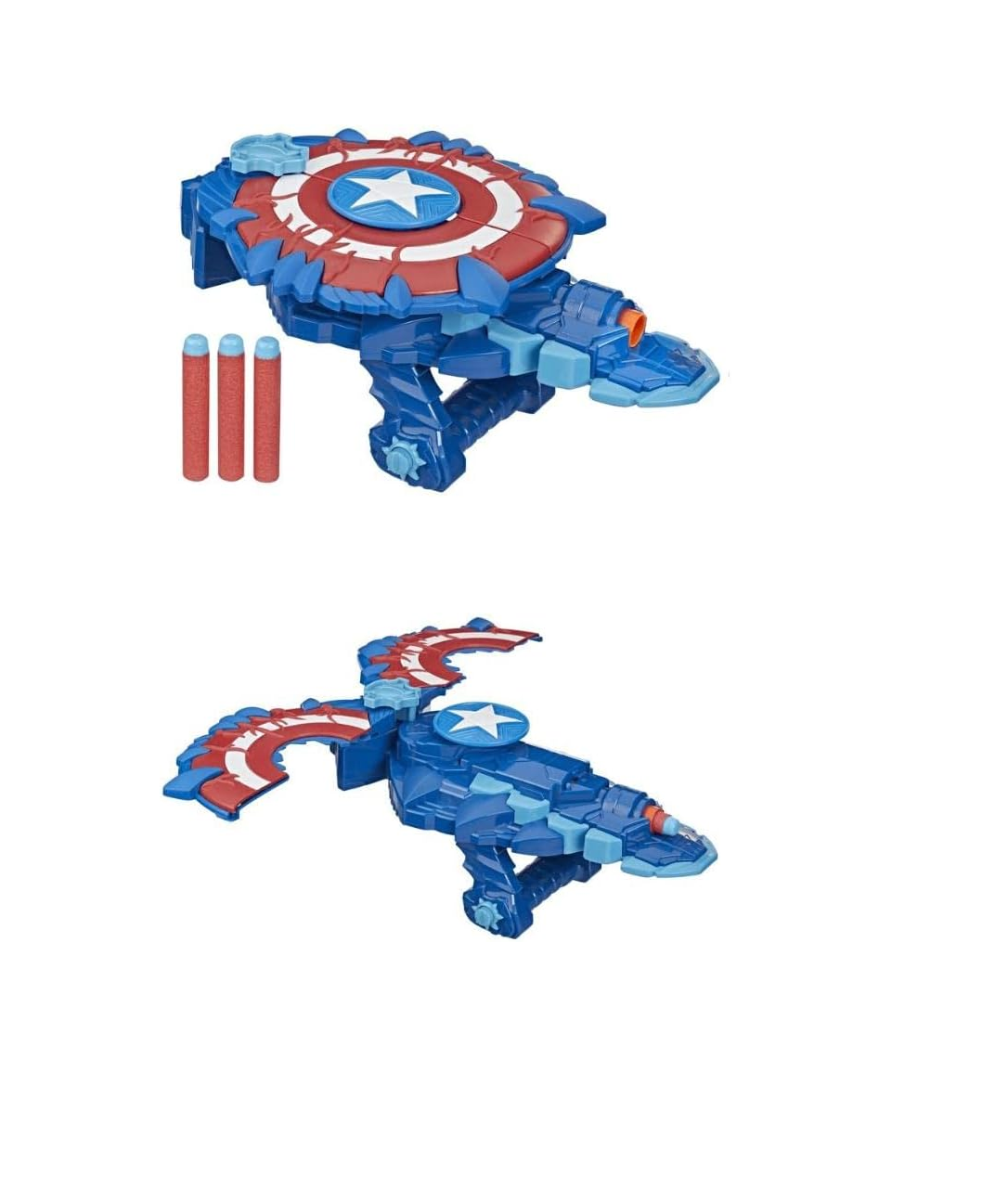 Nerf Mechstrike Monster Hunters Capitão América - Hasbro - Detalhes ...
