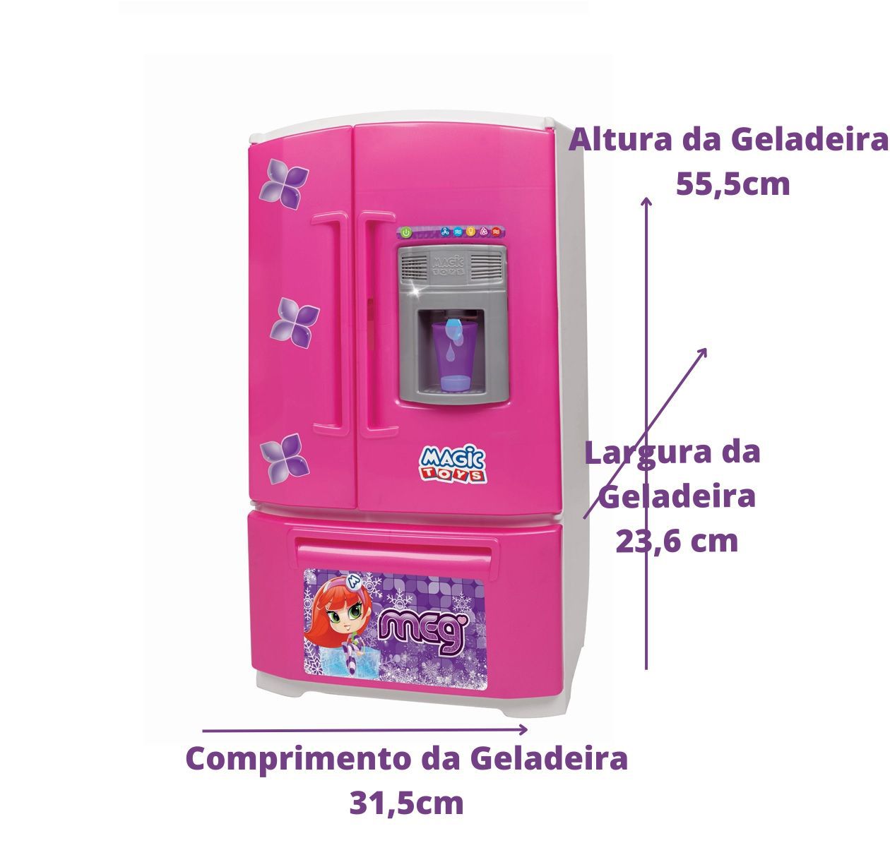 Geladeira Mágica Super Meg Inverse Magic Toys - Detalhes Magazine ...