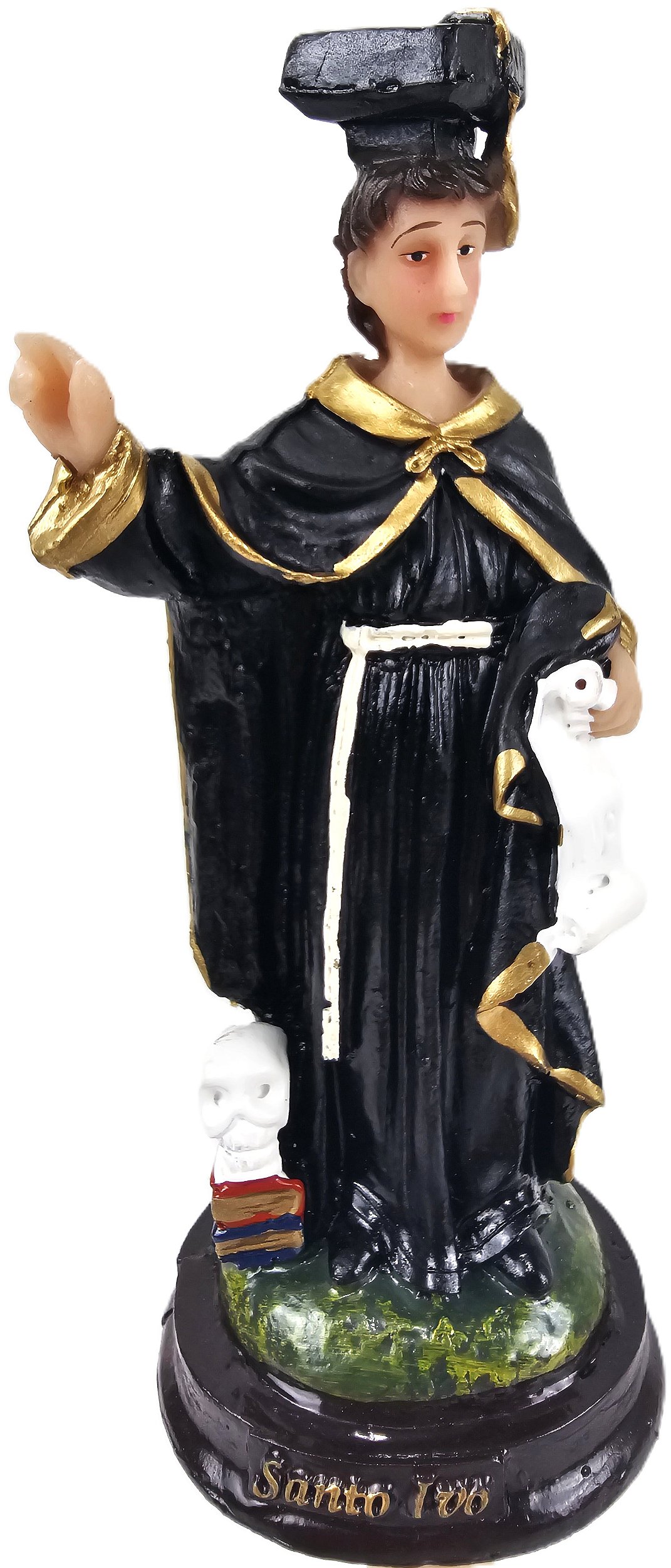 Imagem São Santo Ivo Patrono dos Advogados 15cm Resina - Loja ...