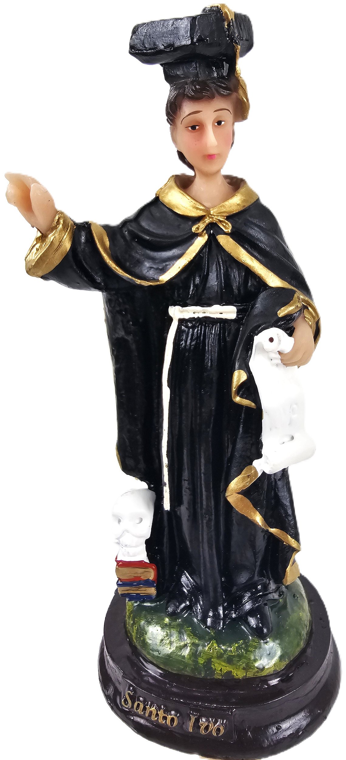 Imagem São Santo Ivo Patrono dos Advogados 15cm Resina - Loja ...
