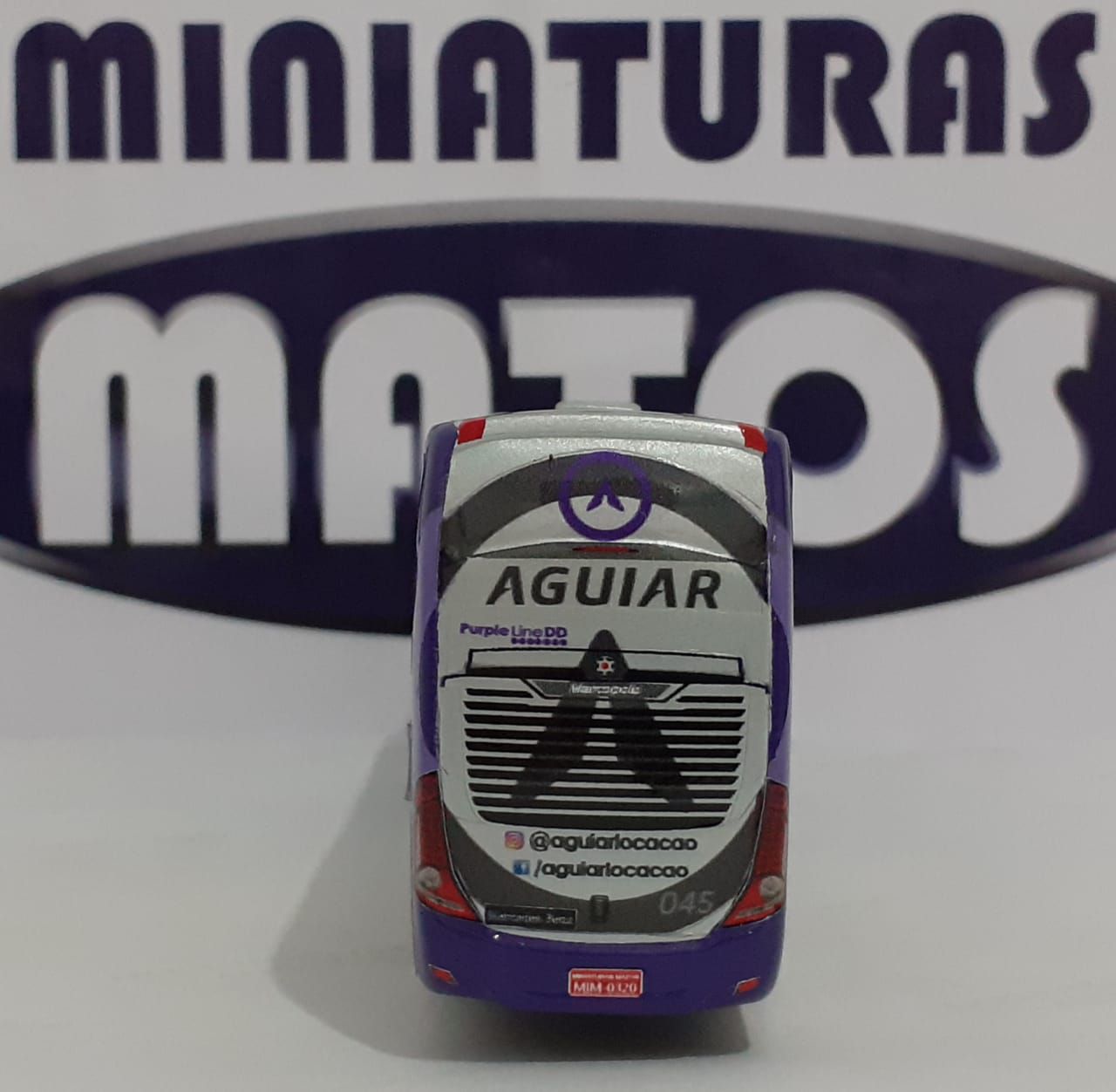 Paradiso 1800 DD New G7 (Chassi 6x2) - Aguiar (Lilás) - Escala 1:64 ...