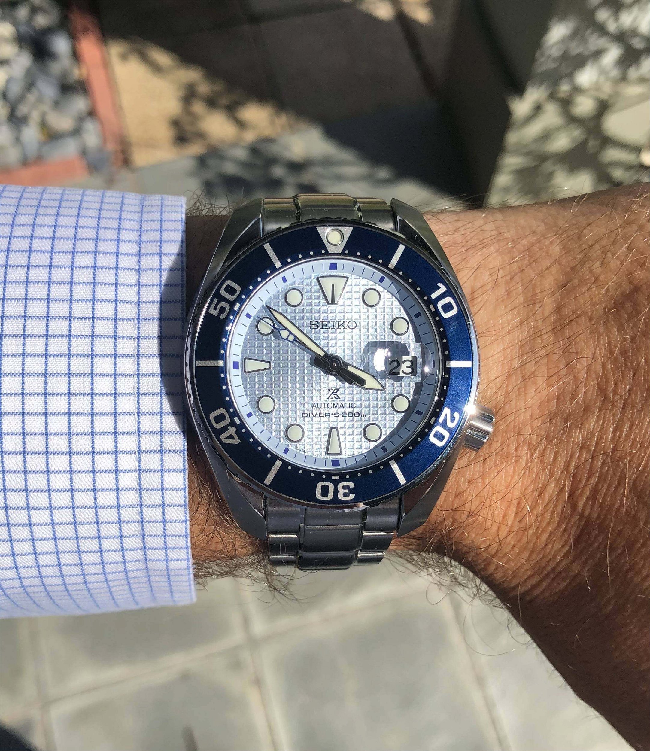 Seiko Prospex Sumo Spb179 Automático 20 Atm Azul Relojoaria Impala