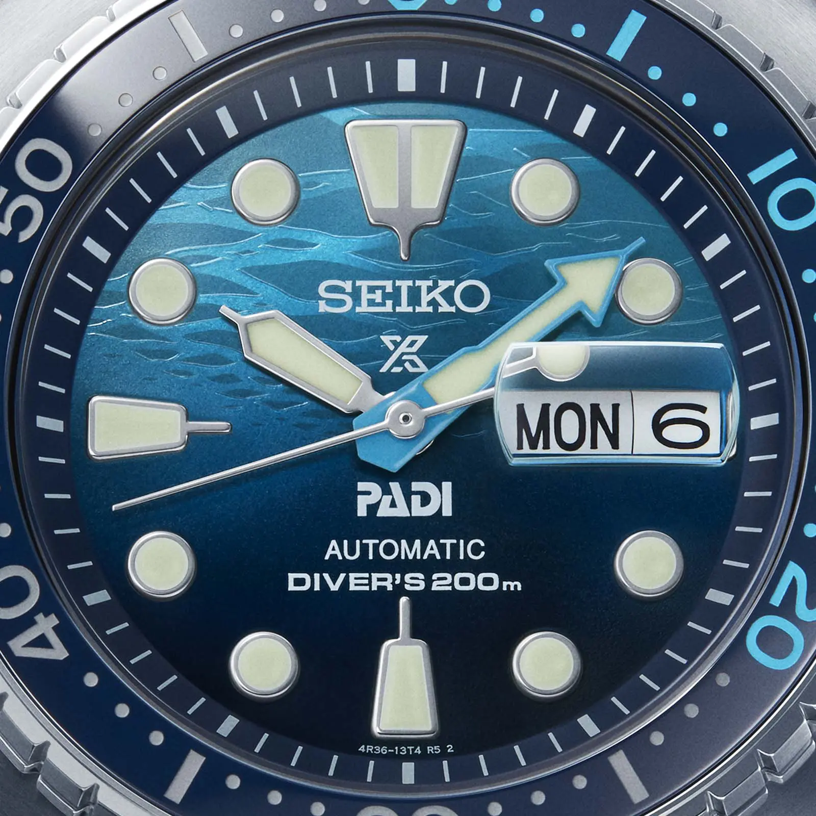 Relógio Seiko Prospex King Turtle PADI Great Blue Ed Especial SRPK01 ...