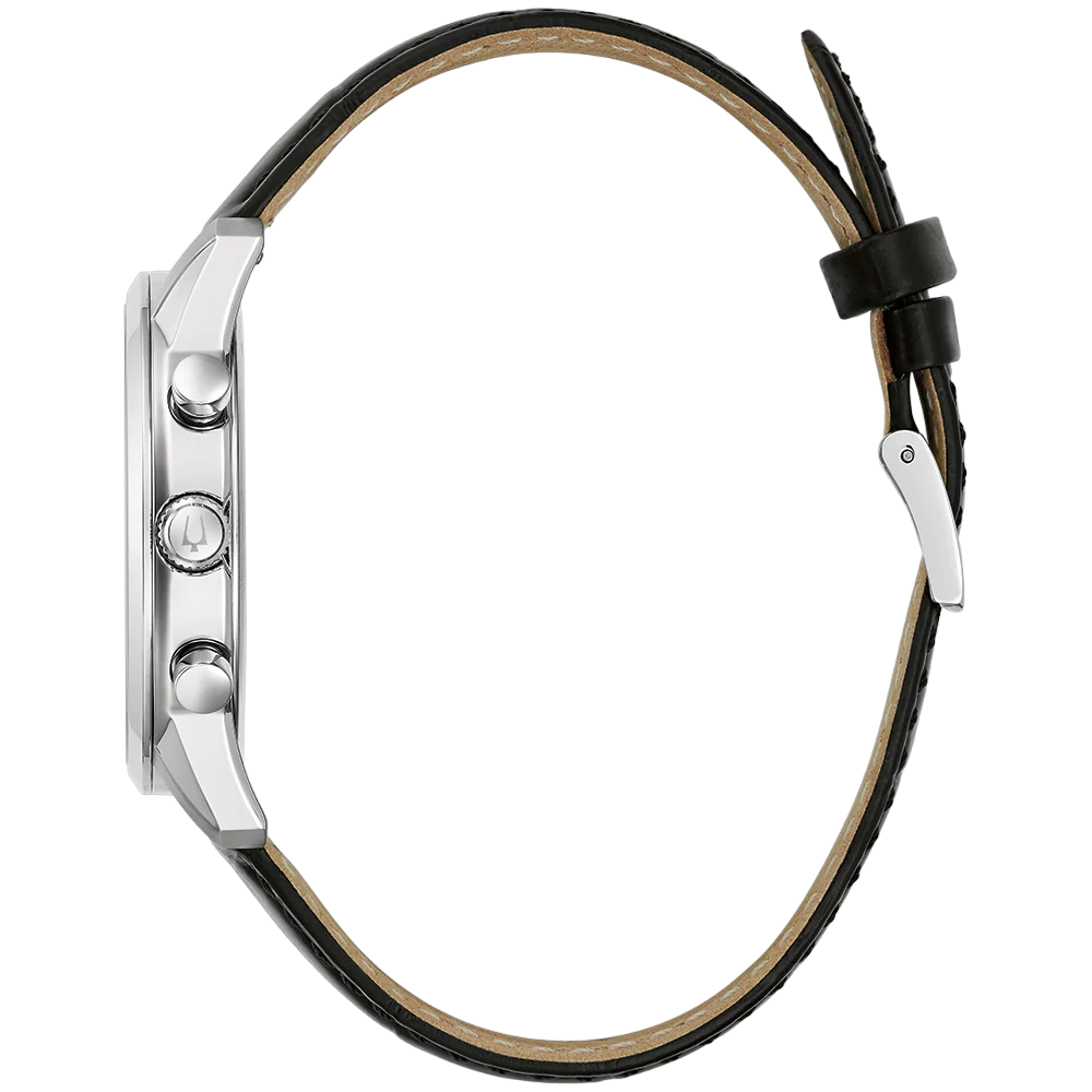 Bulova Sutton 96B403 Cronógrafo Preto Couro - Relojoaria Impala - Desde ...