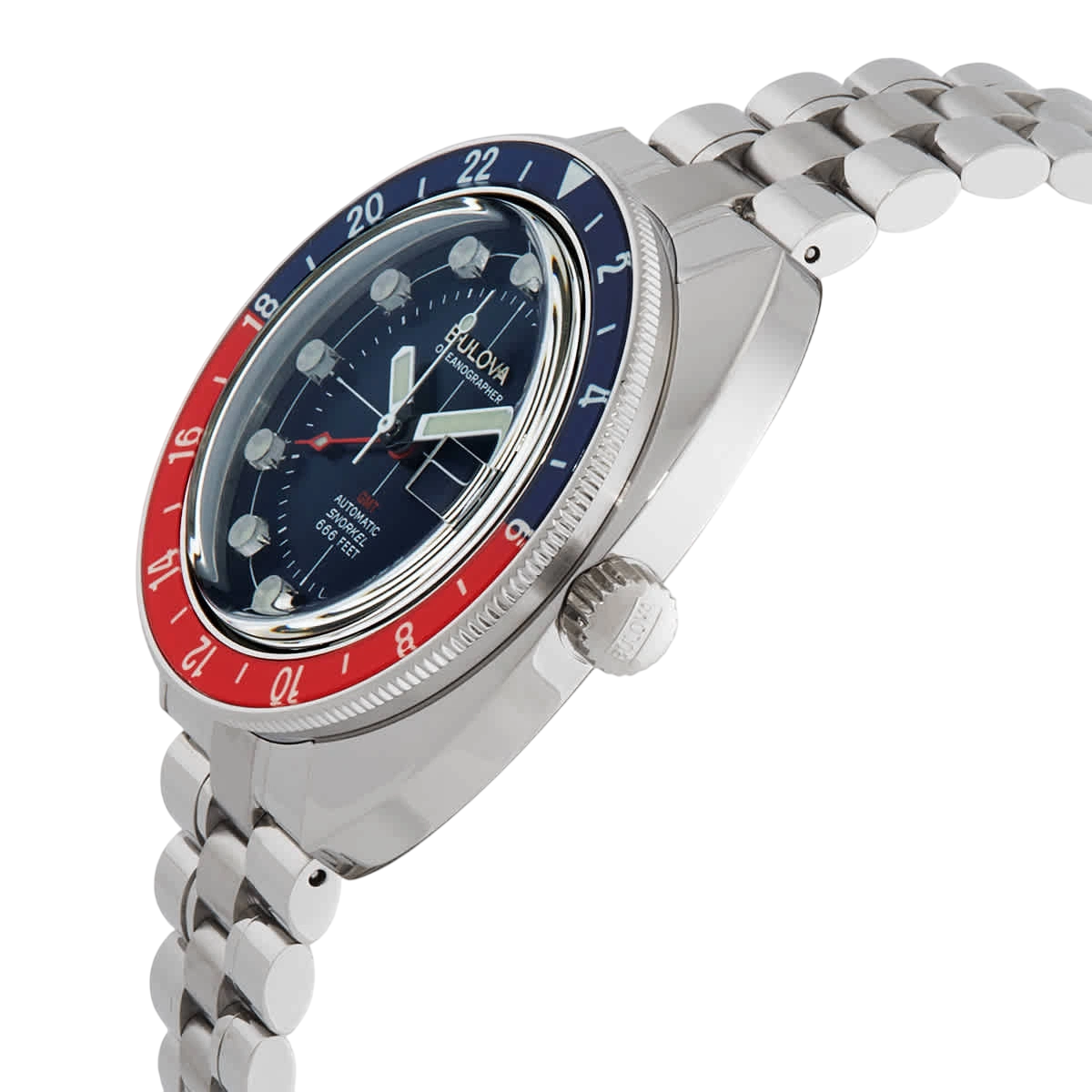 Relógio Bulova Oceanographer Devil Diver GMT 96B405 | Automático 41 mm ...