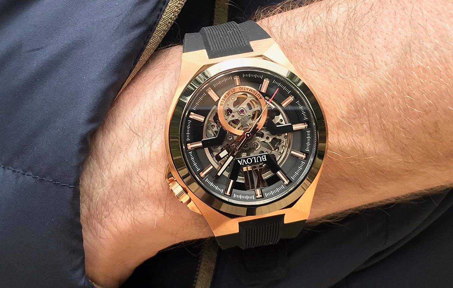 Relógio Bulova Automático Skeleton 98A178 - Relojoaria Impala - Desde ...