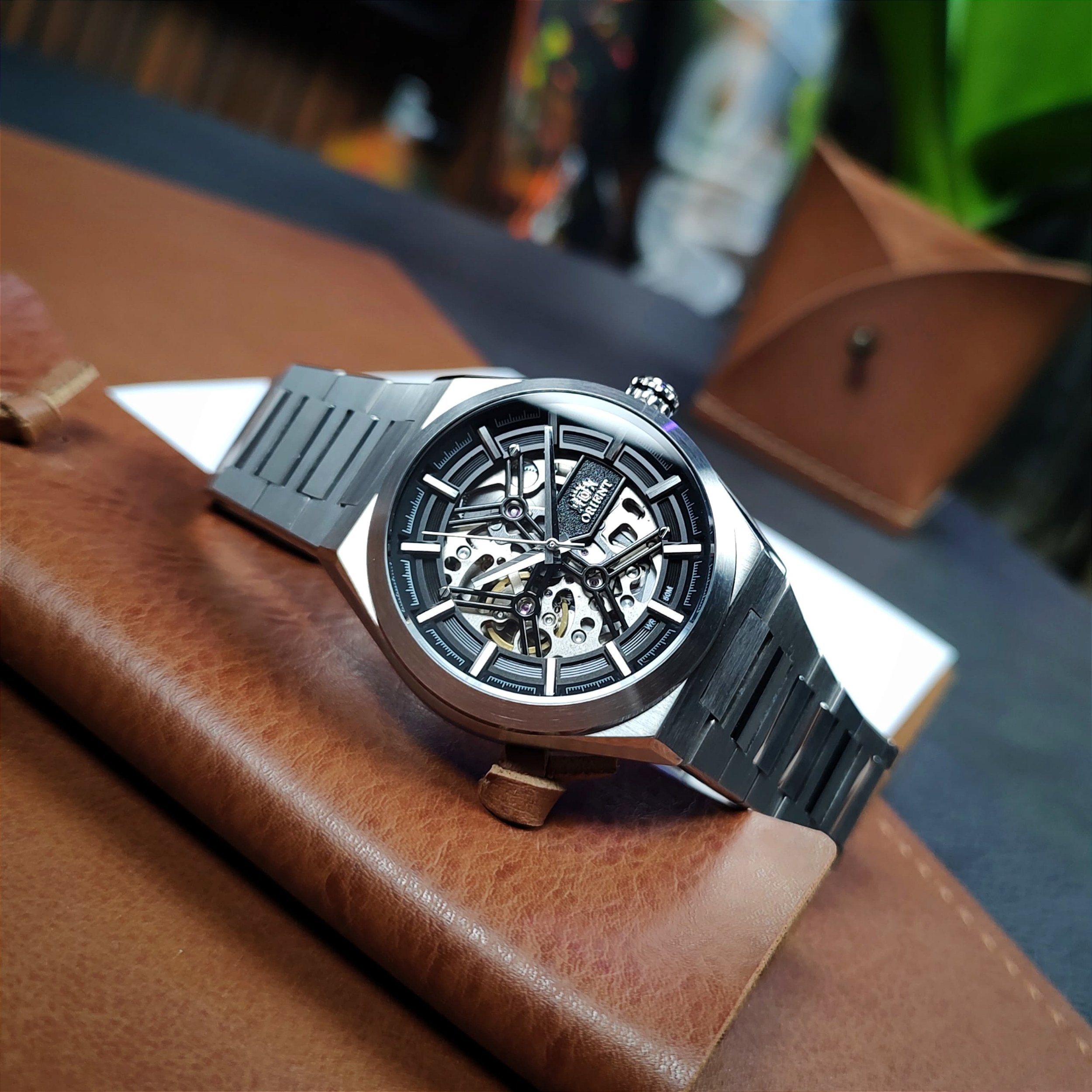 Orient Skeleton NH7SS004 G1SX Skeleton Preto/Prata - Relojoaria Impala ...