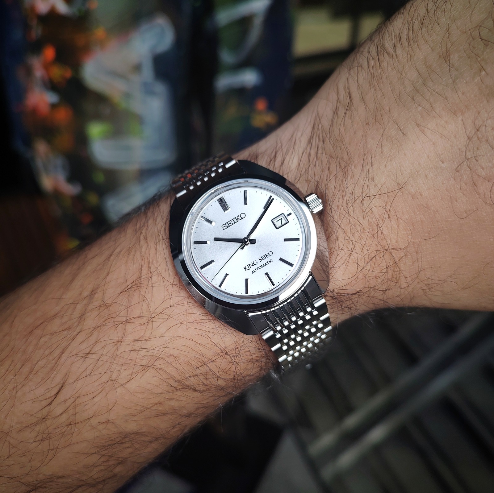 Relógio King Seiko Metropolis Silver SDKA017 / SJE109 Automático Prata ...