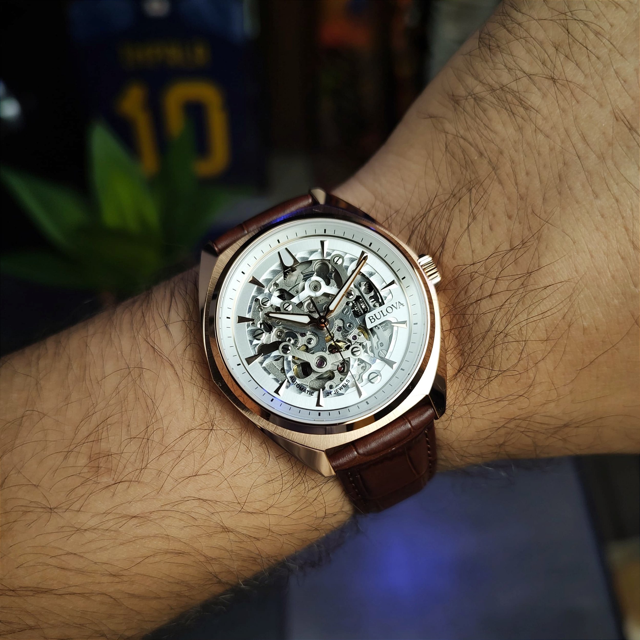 Relógio Bulova Surveyor Skeleton Automático 97A175 - Relojoaria Impala ...