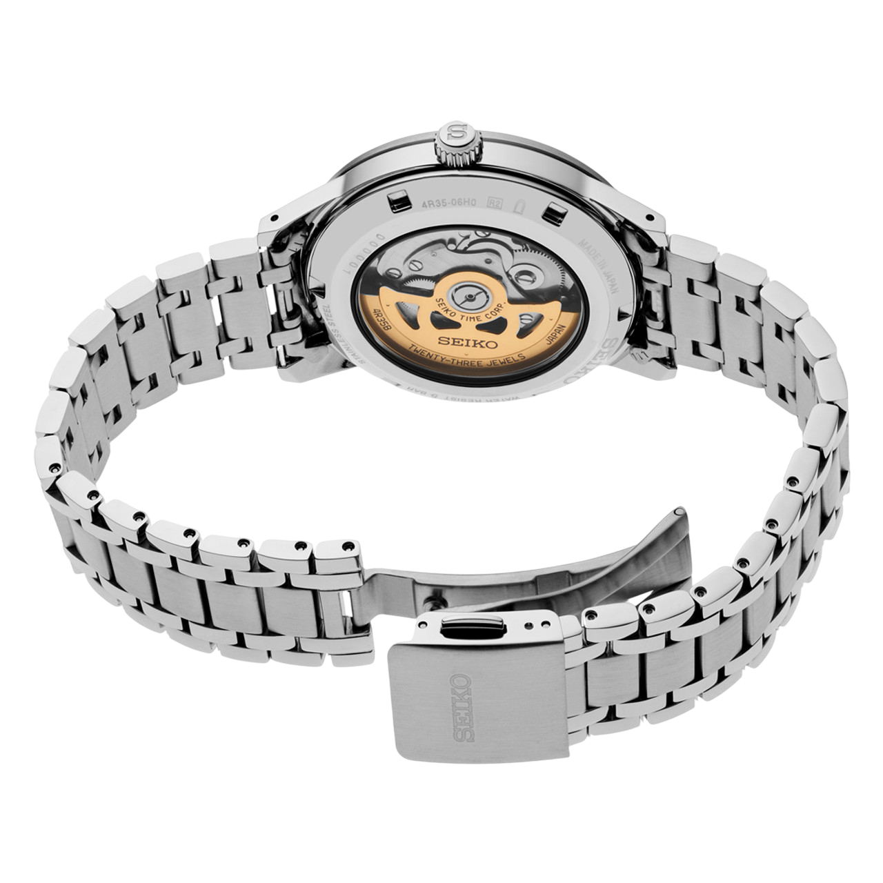 Seiko Presage SRPL71 Style 60s Verde Gelo Automático 39.5mm ...