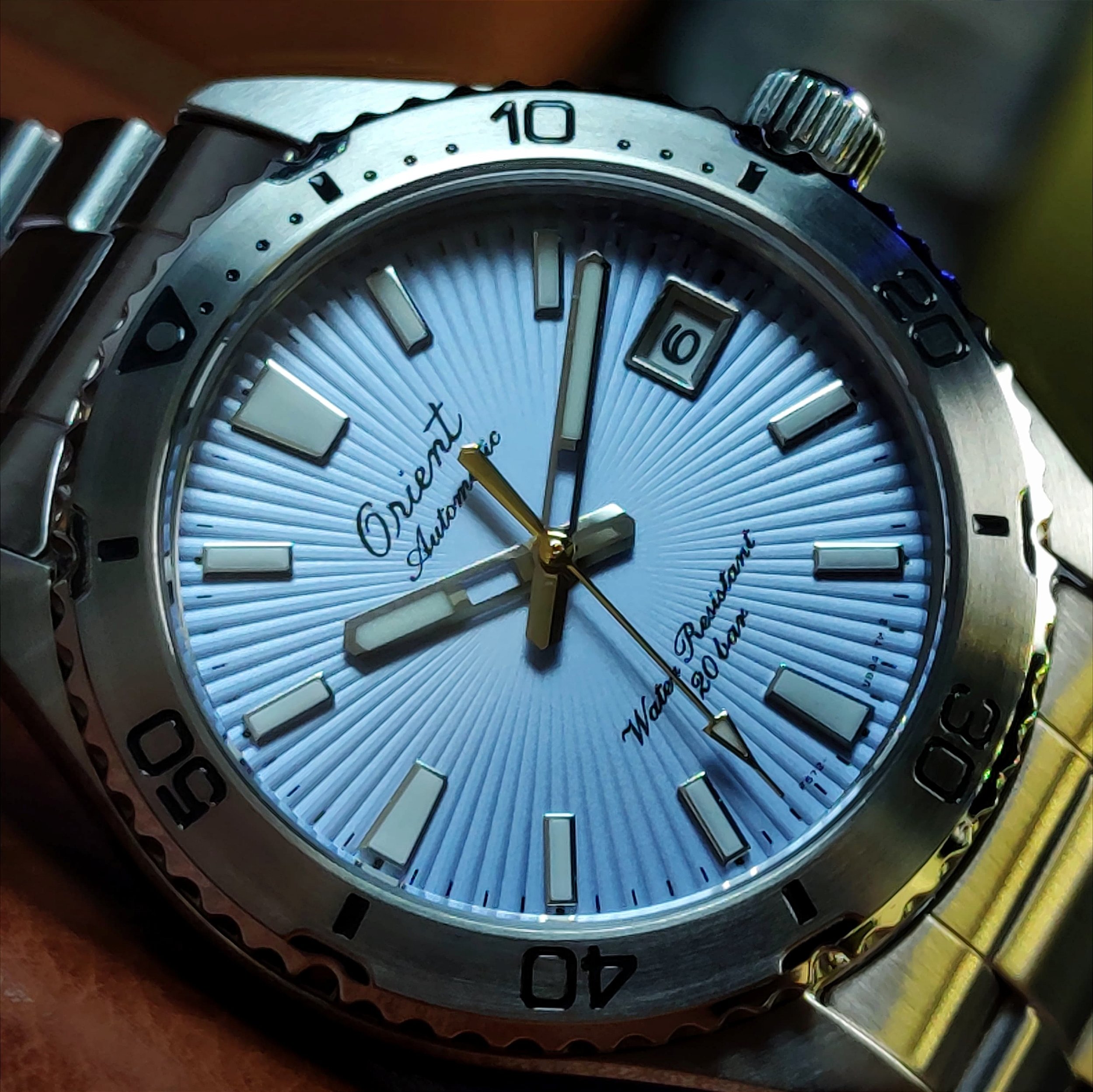 Orient Mako 40 Limited Edition RA-AC0Q12L30B Azul Celeste - Relojoaria Impala - Desde 1974 no ...