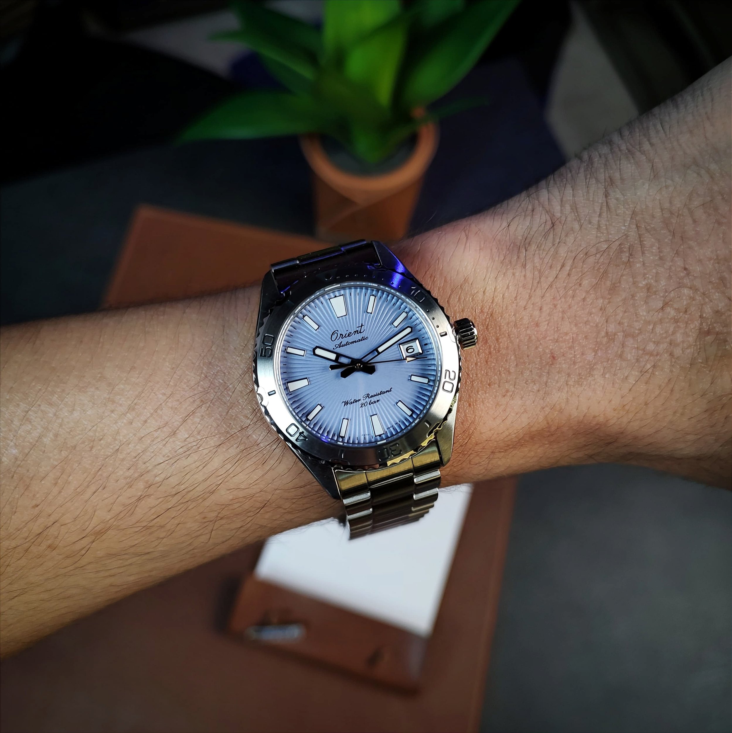 Orient Mako 40 Limited Edition RA-AC0Q12L30B Azul Celeste - Relojoaria Impala - Desde 1974 no ...