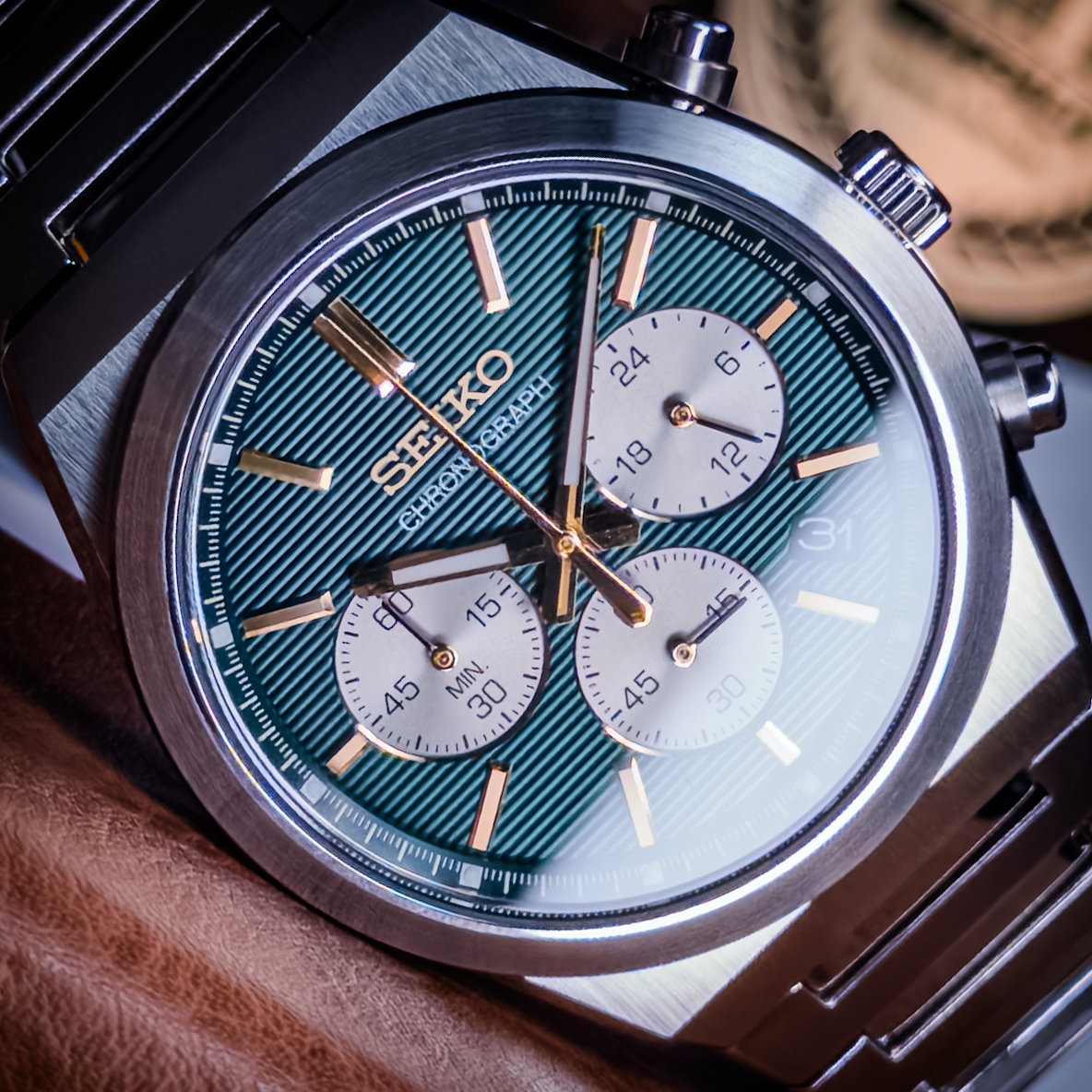 Relógio Seiko Chronograph SSB461B1 – Design moderno e precisão 40mm - Relojoaria Impala - Desde ...