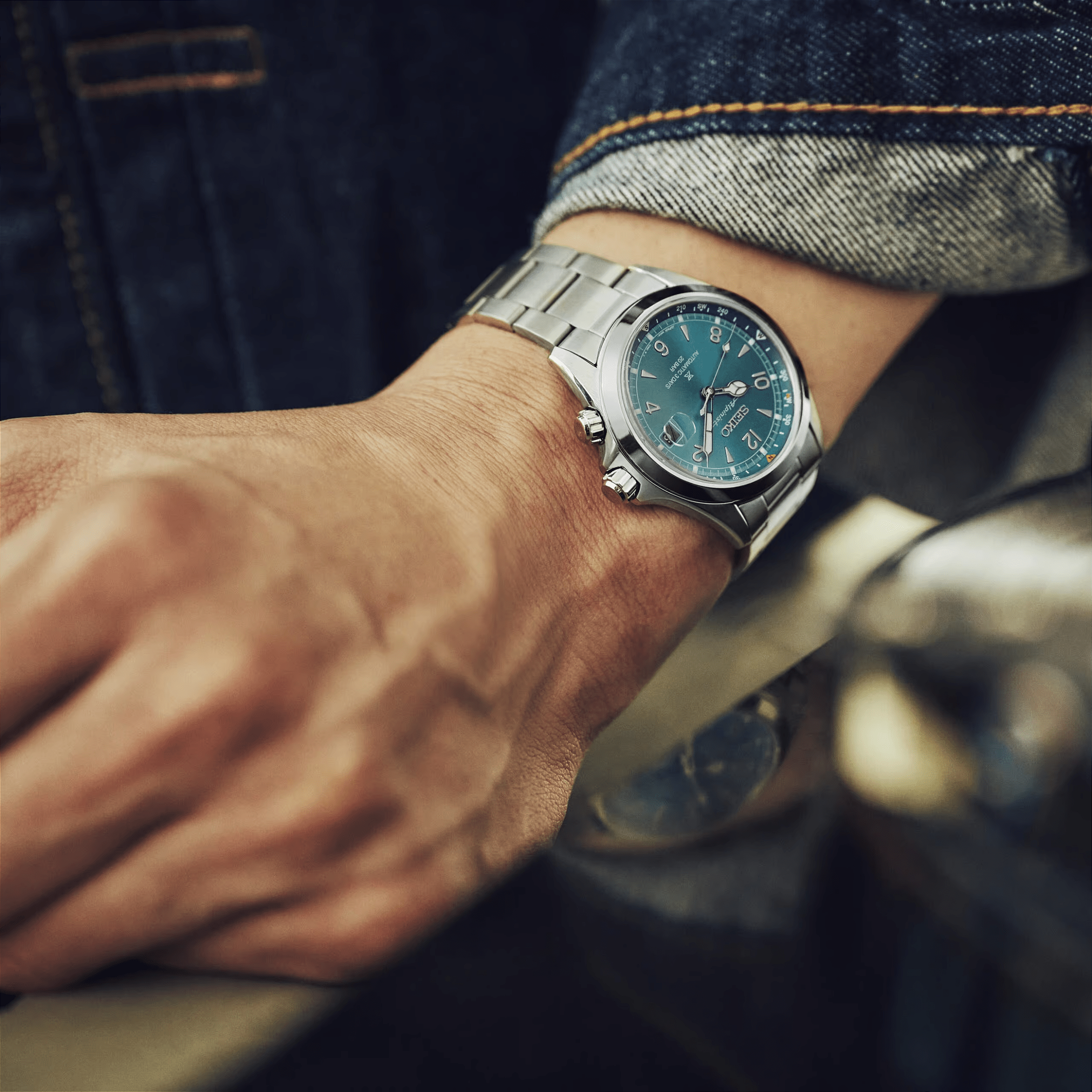 Seiko Prospex Alpinist SPB503J1 – Automático 6R55 39,5mm 200m Safira ...