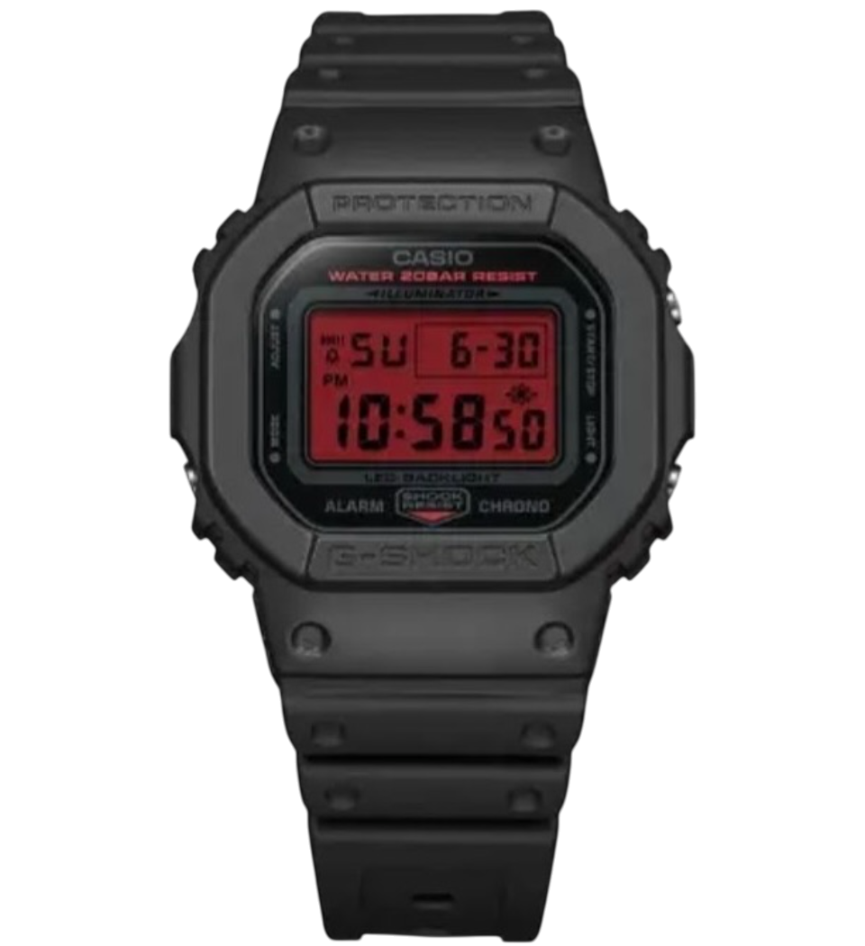 Casio G-Shock Black And Bold Red DW-5600BBR-1DR - Relojoaria Impala ...