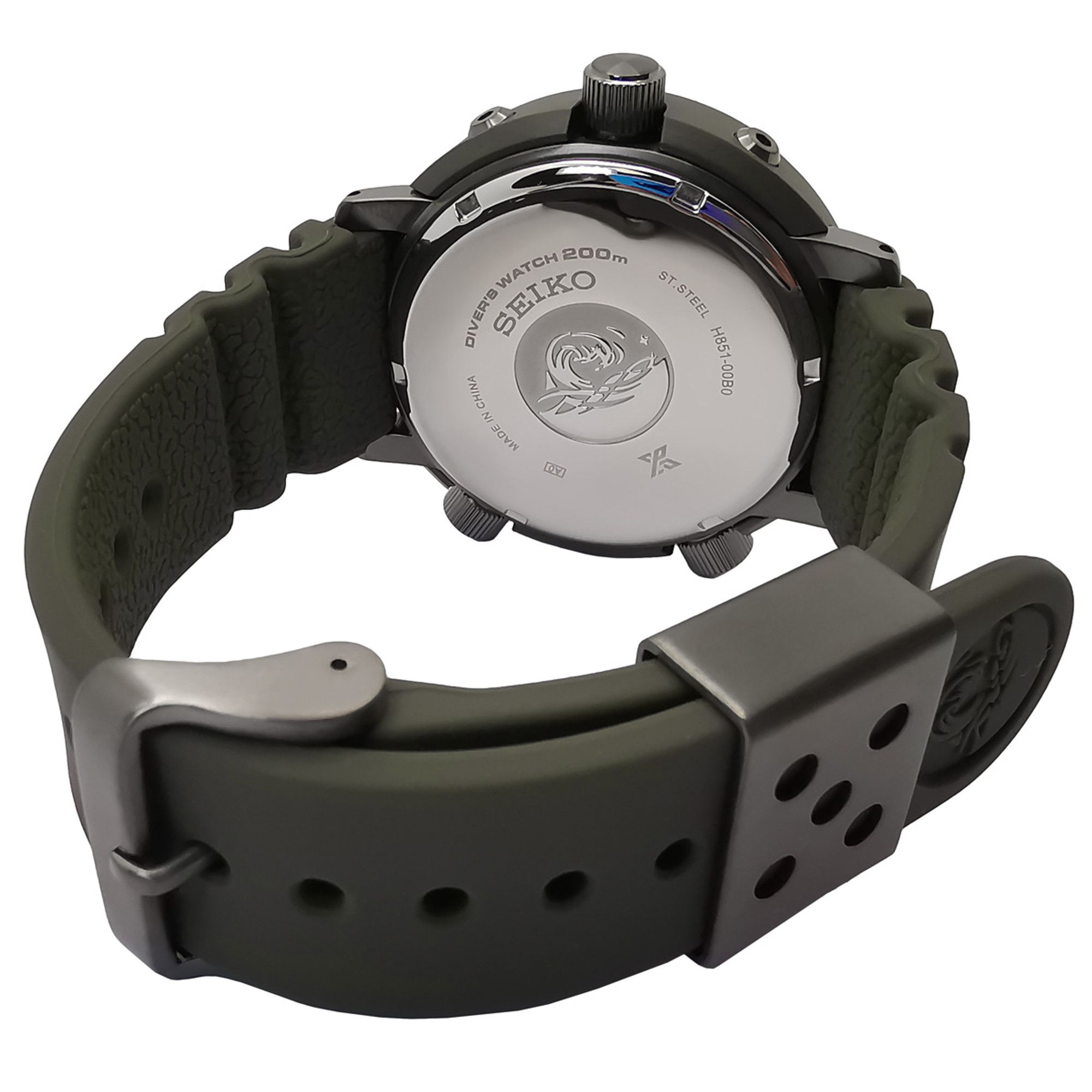 Relógio Seiko Prospex Arnie Urban Safari SNJ031 Solar 47.8 mm Preto ...