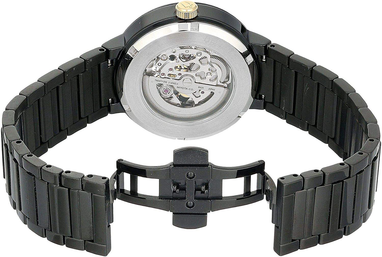 Relógio Bulova Futuro Automático Esqueleto 98A203 - Relojoaria Impala ...