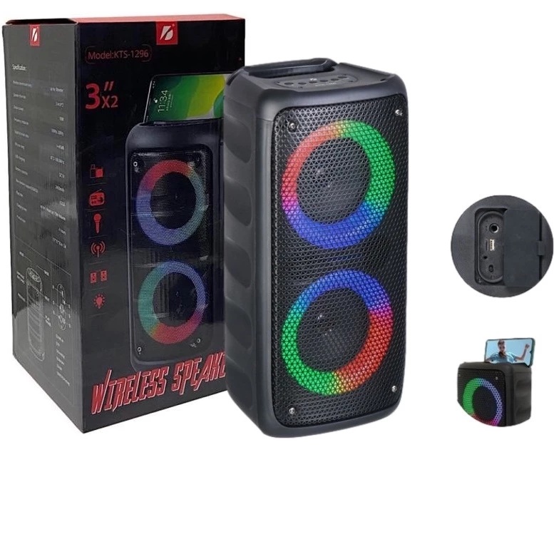 Caixa De Som Bluetooth Portátil Kts 1296 - armazemdigital