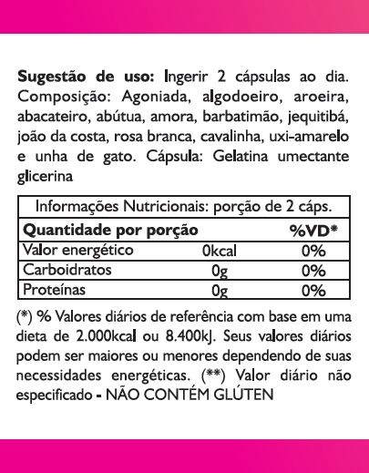 Kit 12 Saúde da Mulher 720 Cápsulas 500mg Status Verde - Status Verde