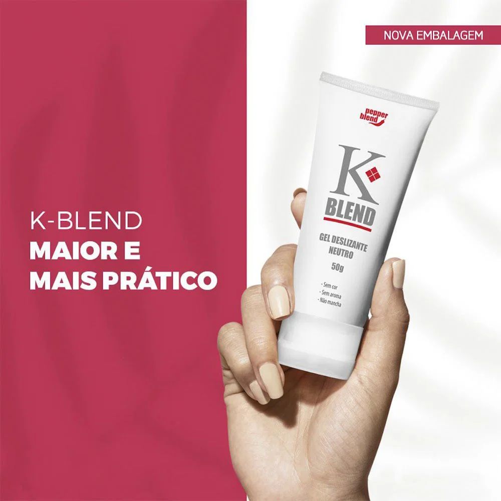 K BLEND GEL DESLIZANTE NEUTRO 50G PEPPER BLEND - Distribuidora Hot Flowers