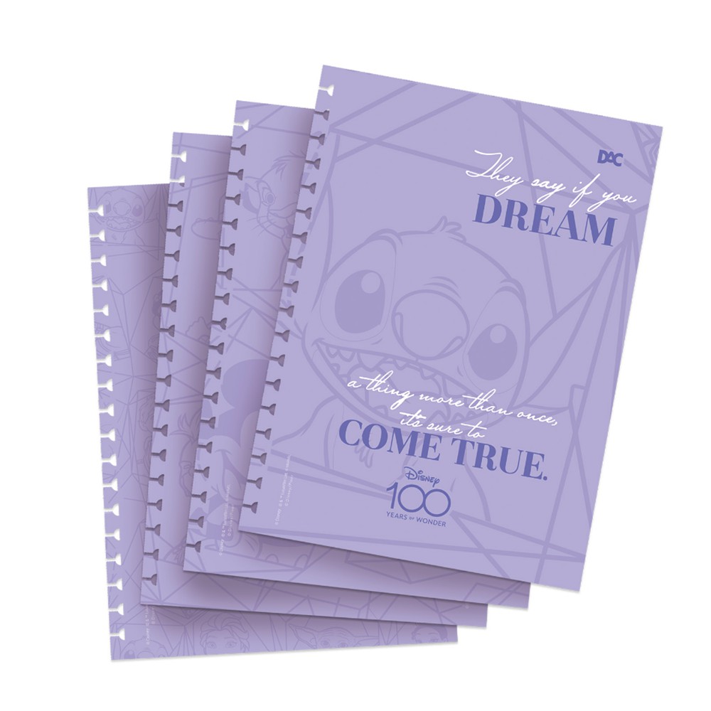 Caderno Univers. Folhas Reposicionáveis Disney 100 - Coleção Especia ...