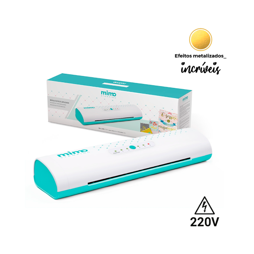 Laminadora Mimo Stamping 3 - Lamina, Plastifica e Aplica Foil - Papel ...