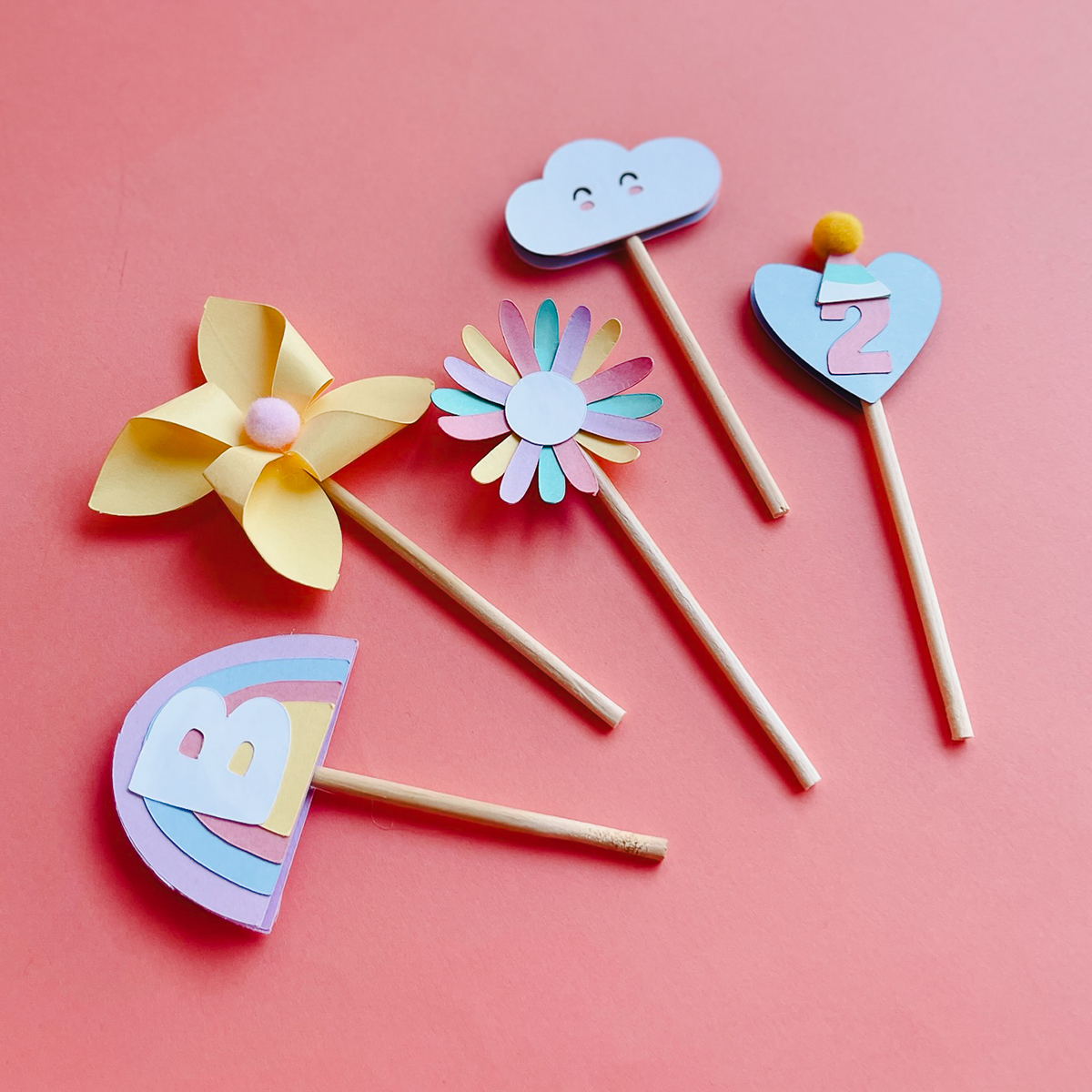 Kit Mêsversário topo de bolo + topo de docinho - Lindo Dia - Amica Coruja