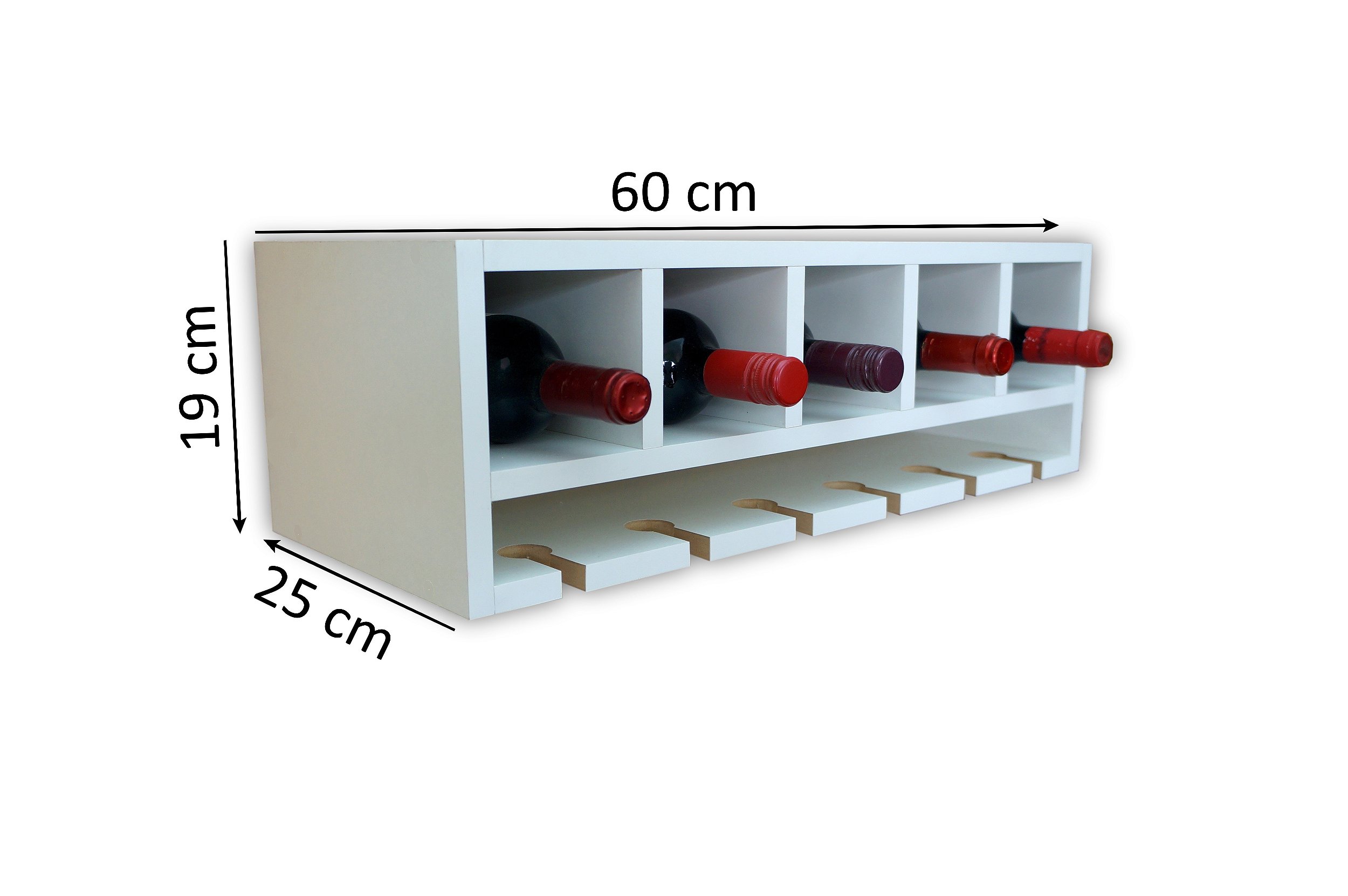 Nicho Adega De Vinho Rose De Parede Madeira Mdf Para Sala - Bilhó Móveis