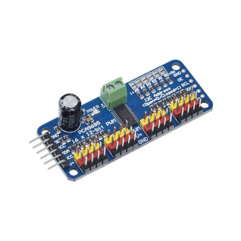 Módulo para Servo Motor PWM PCA9685 16 canais I2C - Bit Maker ...