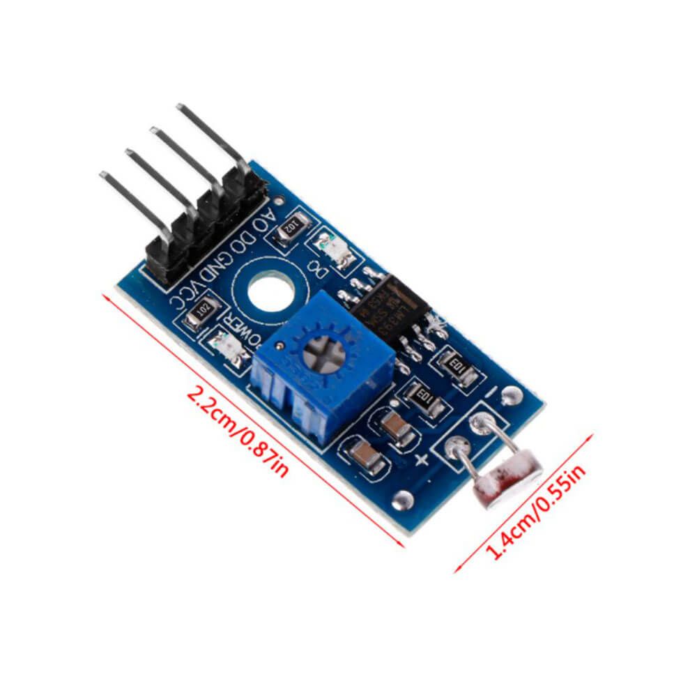 Módulo Sensor de Luz LDR 4 Pinos - Bit Maker - Arduinos, Módulos ...