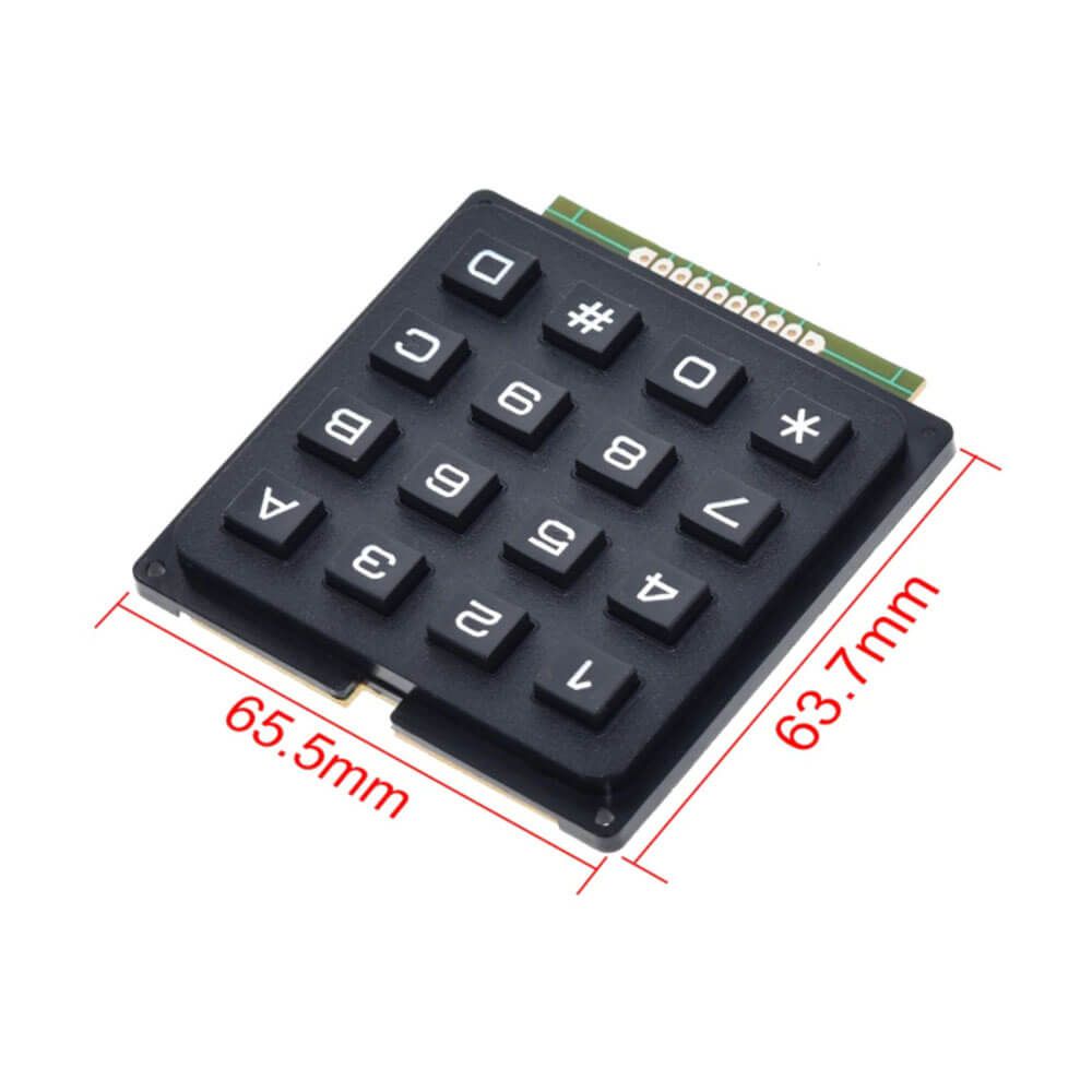 Teclado Matricial 4x4 16 Teclas - Bit Maker - Arduinos, Módulos ...