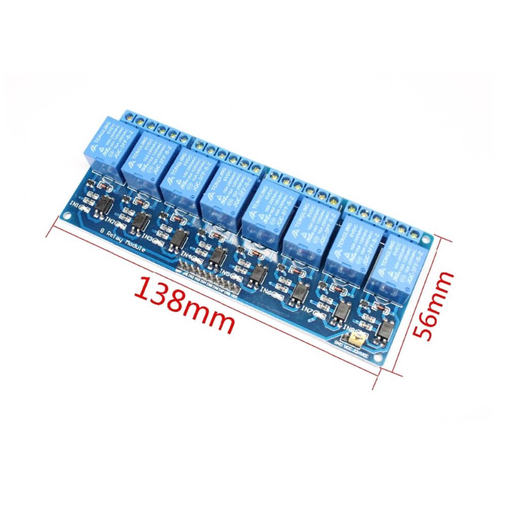 Módulo Relé 5V 10A 8 Canais com Optoacoplador - Bit Maker - Arduinos ...