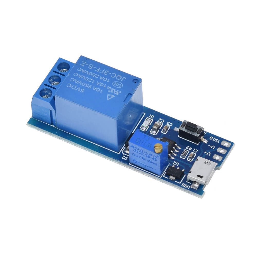 Relé Temporizador Trigger Micro USB 5V - Bit Maker - Arduinos, Módulos ...
