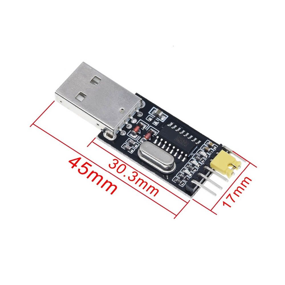 Conversor USB para Serial TTL RS232 CH340 - Bit Maker - Arduinos, Módulos, Sensores, 3D e Robótica.