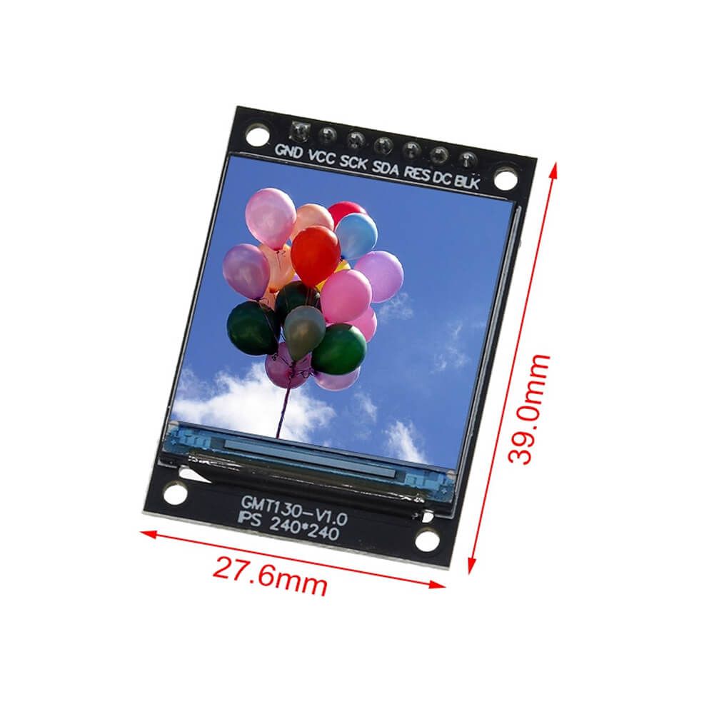 Display TFT LCD 1.3 SPI RGB 240x240 ST7789 - Bit Maker - Arduinos, Módulos, Sensores, 3D e Robótica.