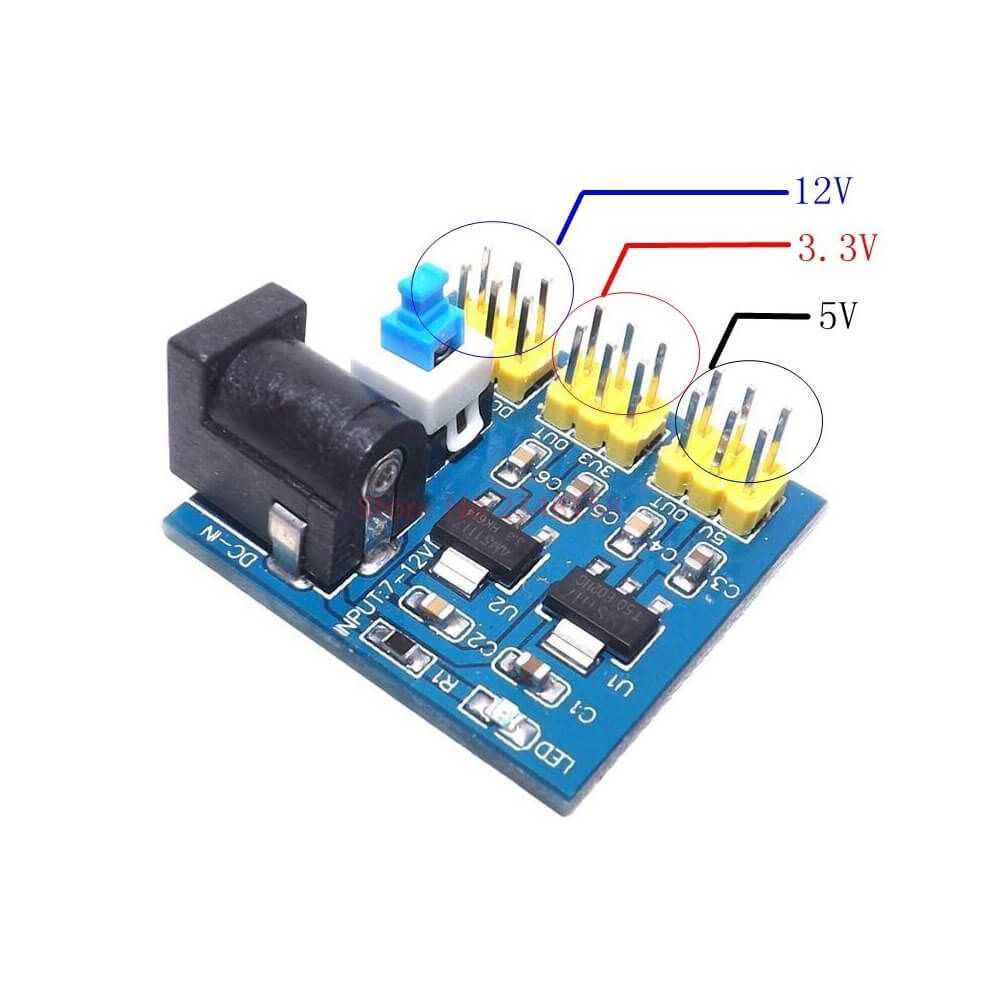 Módulo de Alimentação para Circuitos com Tensão Ajustável - Bit Maker ...