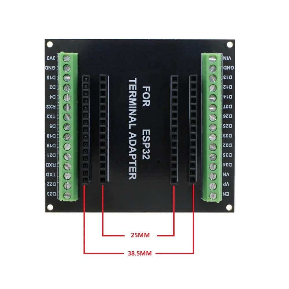 Shield Expansor para Esp32 30 Pinos com Bornes - Bit Maker - Arduinos ... Shield Expansor para Esp32 30 Pinos com Bornes - Bit Maker - Arduinos ...