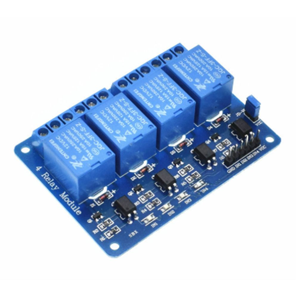 Módulo Relé 5V 4 Canais com Optoacopladores - Bit Maker - Arduinos ...