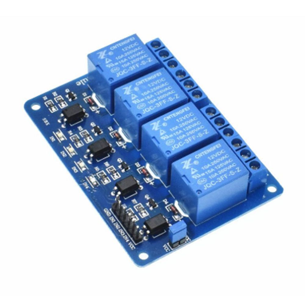 Módulo Relé 5V 4 Canais com Optoacopladores - Bit Maker - Arduinos ...