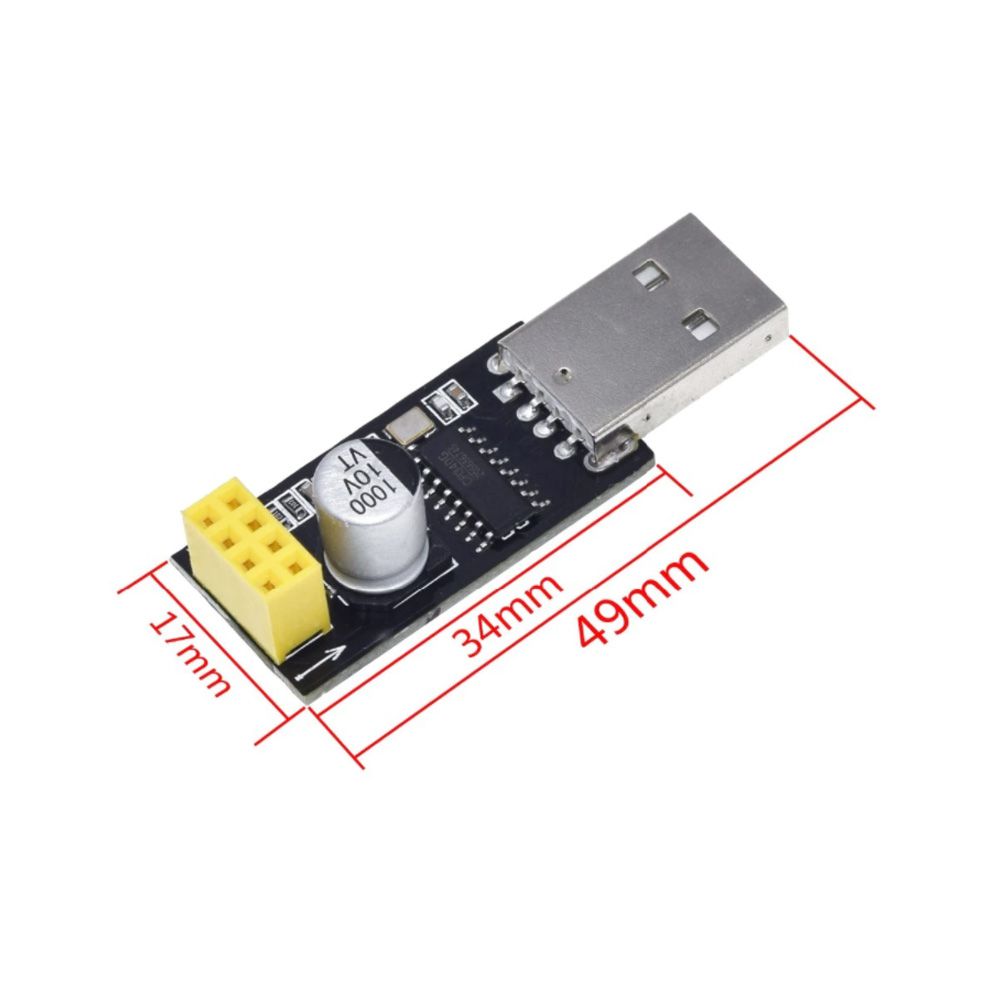 Adaptador USB Serial para Módulo WiFi ESP-01 - Bit Maker - Arduinos ...