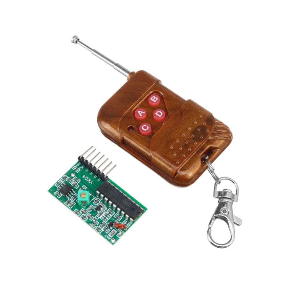 Kit Controle Remoto RF 4 canais + Receptor 315Mhz - Bit Maker ...