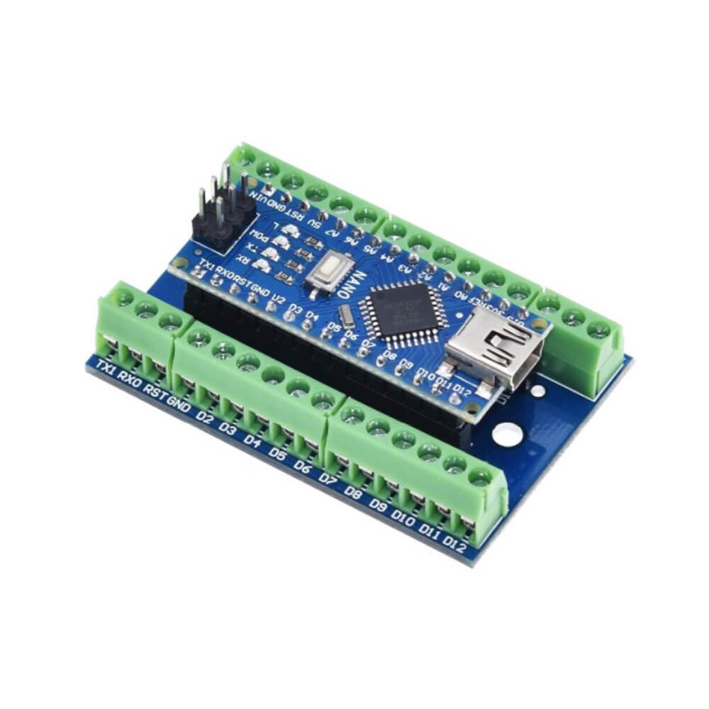 Shield Para Arduino Nano Adaptador Com Bornes Bit Maker Arduinos