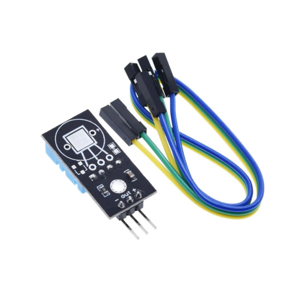 Módulo Sensor De Temperatura E Umidade Dht11 Jumpers Femea Femea